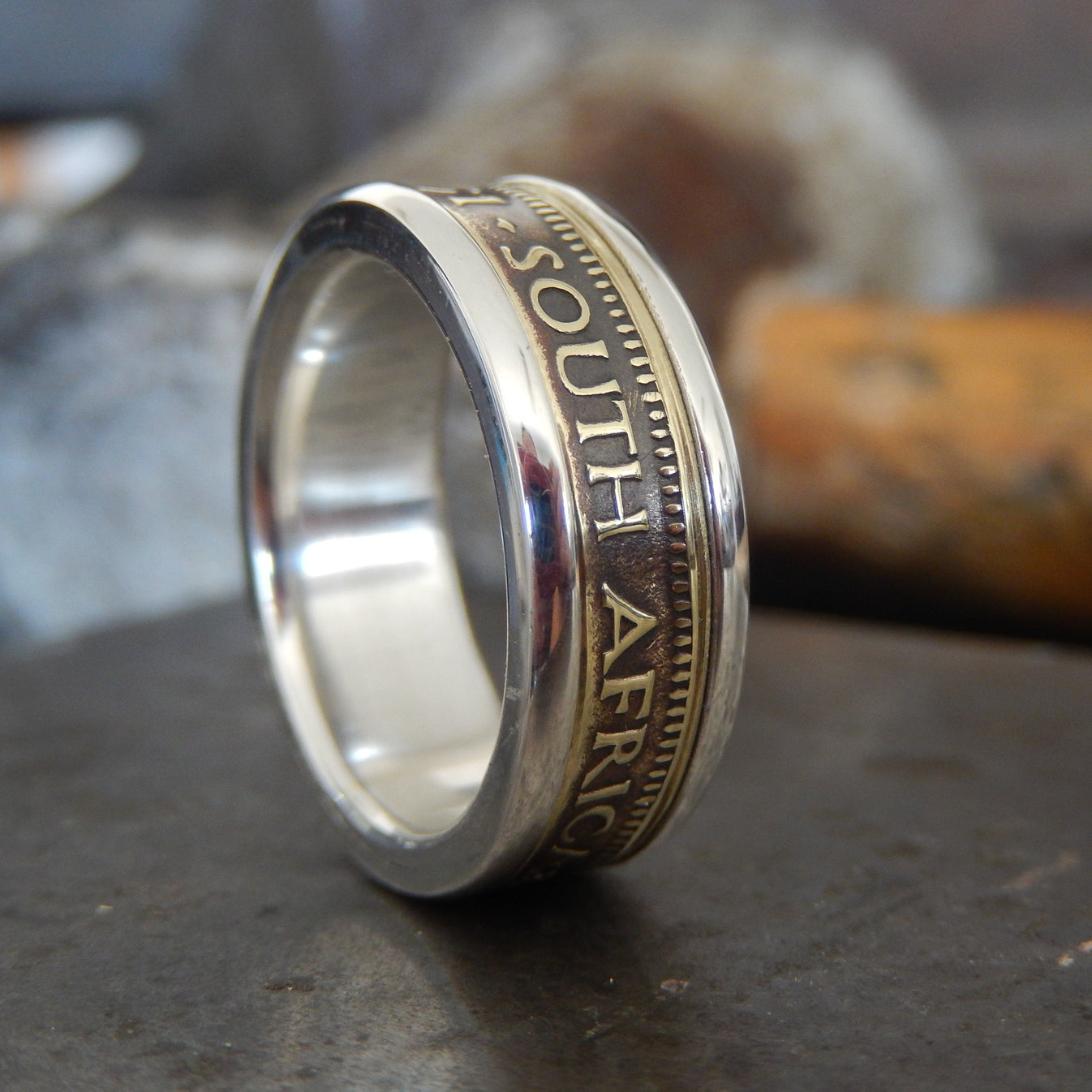 Classic 1/2 Cent Coin Ring - The Year of Independence – OneCent Africa